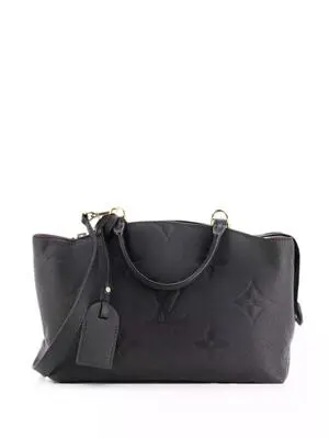 LOUIS VUITTON Petit Palais Handbag Monogram Empreinte Giant Satchel - Black