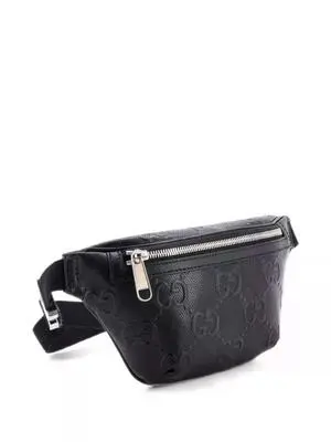 Gucci Gg Embossed Perforated Leather Small Belt Bag