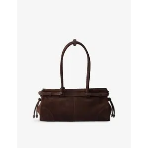 Prada Bonnie Medium Suede Top-handle Bag