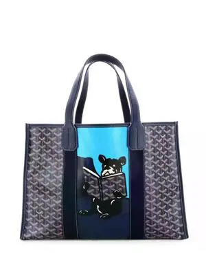 Goyard Villette Printed Coated Canvas Mm Tote Bag - Blue