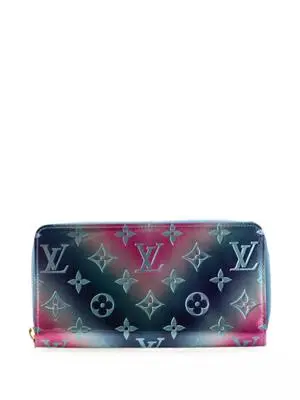 LOUIS VUITTON Zippy Wallet Limited Edition Degrade Monogram Vernis Small Wallets