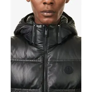 Moncler Impression Hooded Leather Gilet