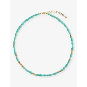Monica Vinader Amaia Gemstone Beaded Necklace - Gold