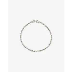 Tom Wood Rope Rhodium-plated 925 Sterling Bracelet - Silver