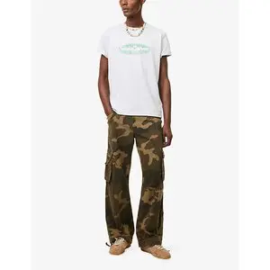 TWOJEYS Speedway Logo-print Cotton-jersey T-shirt