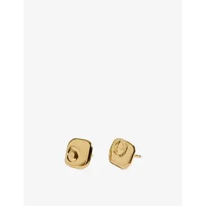 Monica Vinader 18ct Yellow Vermeil Stud Earrings