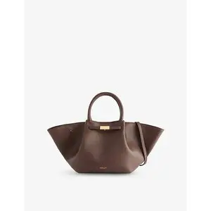 DEMELLIER Midi New York Leather Tote Bag - Mocha