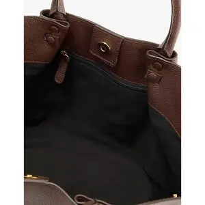 DEMELLIER Midi New York Leather Tote Bag - Mocha