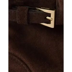 Prada Bonnie Suede Mini Top-handle Bag