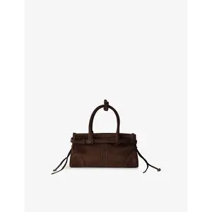 Prada Bonnie Suede Mini Top-handle Bag