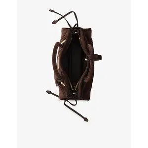Prada Bonnie Suede Mini Top-handle Bag