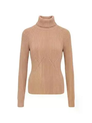 Isaia Ribbed-knit Roll-neck Sweater - Neutrals