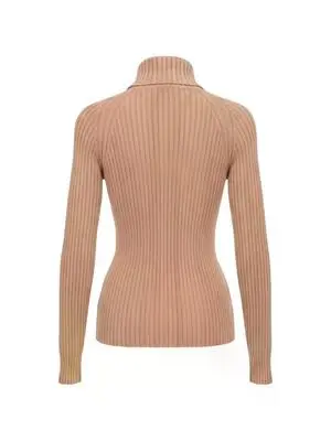 Isaia Ribbed-knit Roll-neck Sweater