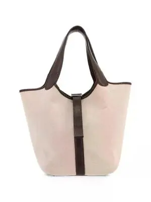 Hermès 2003 18 Picotin Handbag - Neutrals
