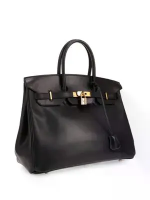 Hermès 2001 35 Birkin Tote Bag - Black