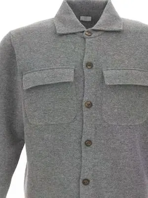 Eleventy Knit Flap-pocket Shirt