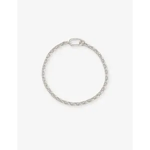 Tom Wood Lee Thick Rhodium-plated 925 Sterling Bracelet - Silver