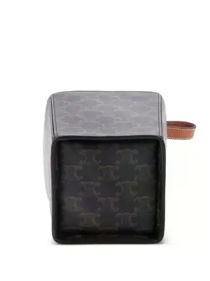 Celine Triomphe Coated Canvas Satchel