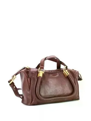 Chloé Paraty Leather Satchel - Brown