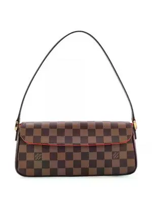 LOUIS VUITTON Recoleta Handbag Damier Hobo Bag - Brown