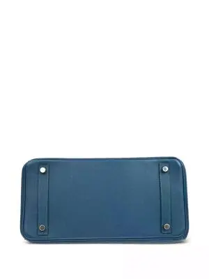 Hermès 2009 30 Birkin Epsom Tote Bag - Blue
