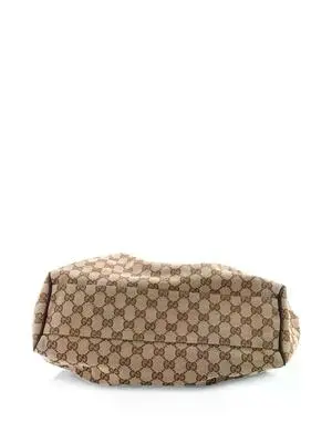 Gucci Sukey Gg Canvas With Leather Medium Tote Bag