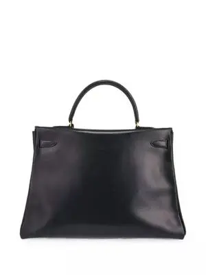 Hermès 1991 35 Kelly Handbag - Blue