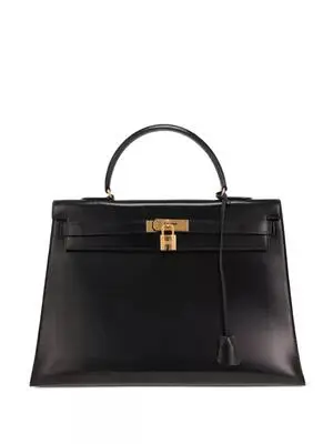 Hermès 1981 Kelly 35 Tote Bag - Black
