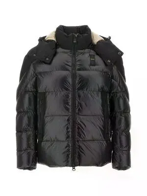 BLAUER. Kiernan Hooded Down Jacket - Black