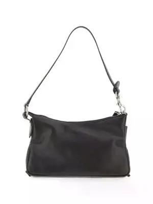 MARGESHERWOOD Leather Ribbon Shoulder Bag - Black