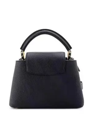 LOUIS VUITTON My Capucines Chain Bag Taurillion Leather Small Satchel