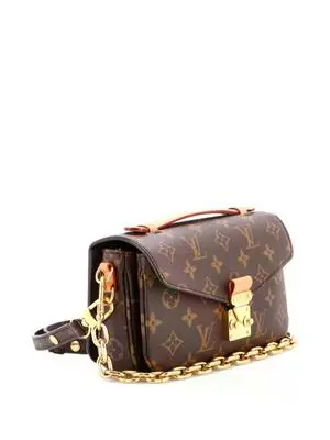 LOUIS VUITTON Pochette Metis Monogram Canvas East West Crossbody Bag - Brown