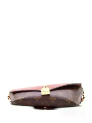 LOUIS VUITTON Monogram Canvas And Leather Padlock On Strap Crossbody Bag