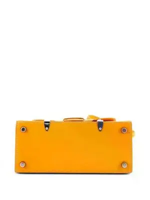 Goyard Structured Saigon Top Handle Bag Coated Canvas With Leather Mini Satchel