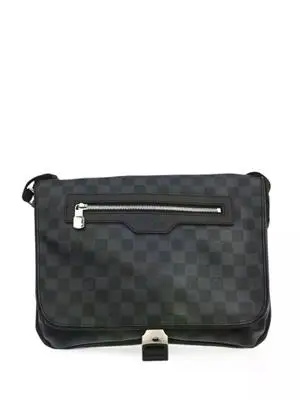 LOUIS VUITTON 2018 Damier Matchpoint Shoulder Bag - Grey
