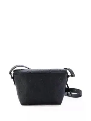 LOUIS VUITTON Monogram Shadow Leather Belt Bag - Black