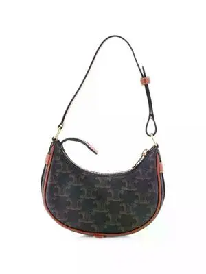 Celine Ava Bag Triomphe Coated Canvas Mini Shoulder Bag