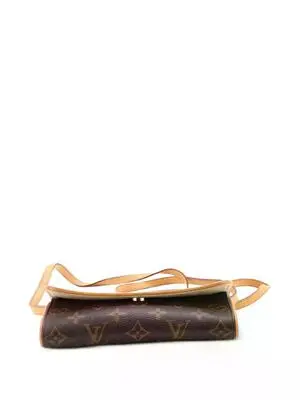 LOUIS VUITTON Twin Handbag Monogram Canvas Pm Crossbody Bag