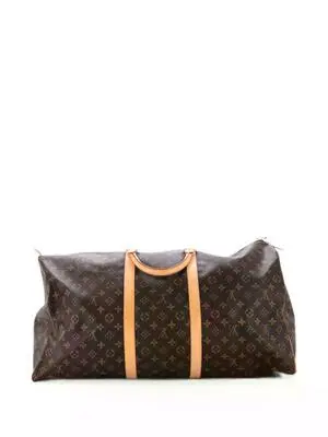 LOUIS VUITTON Keepall Bag Monogram Canvas 60 Travel Bag - Brown
