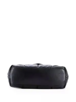 Saint Laurent Loulou Puffer Quilted Leather Medium Shoulder Bag - Black