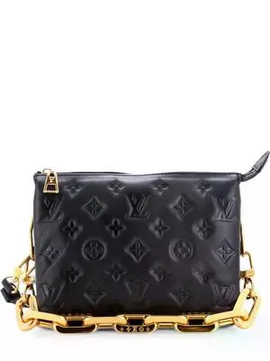 LOUIS VUITTON Coussin Bag Monogram Embossed Lambskin Bb Crossbody Bag