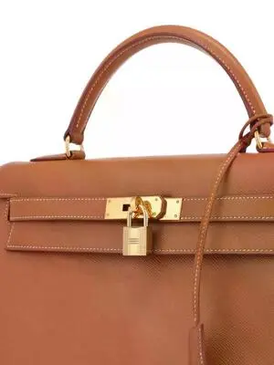 Hermès 1997 Kelly 32 Epsom Handbag - Brown