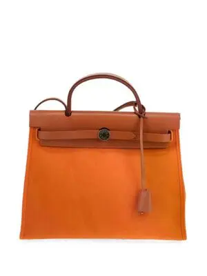 Hermès 2018 Herbag Tote Bag - Orange