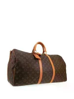 LOUIS VUITTON Monogram Keepall 55 Travel Bag