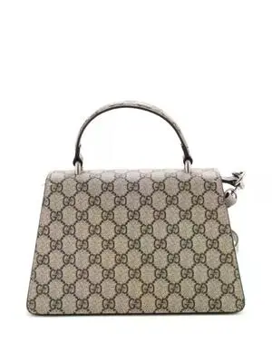 Gucci Dionysus Convertible Top Handle Bag Gg Coated Canvas Small Satchel