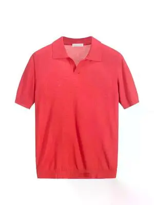 ROBERTO COLLINA Short-sleeve Polo Shirt - Red