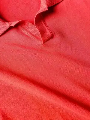ROBERTO COLLINA Short-sleeve Polo Shirt - Red