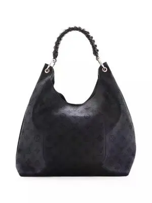 LOUIS VUITTON Carmel Mahina Leather Hobo Bag