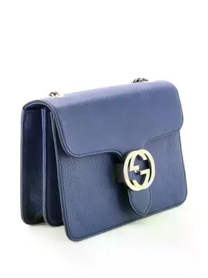 Gucci Interlocking Leather Small Shoulder Bag
