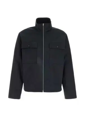 JIL SANDER High-neck Zip-up Jacket - Blue